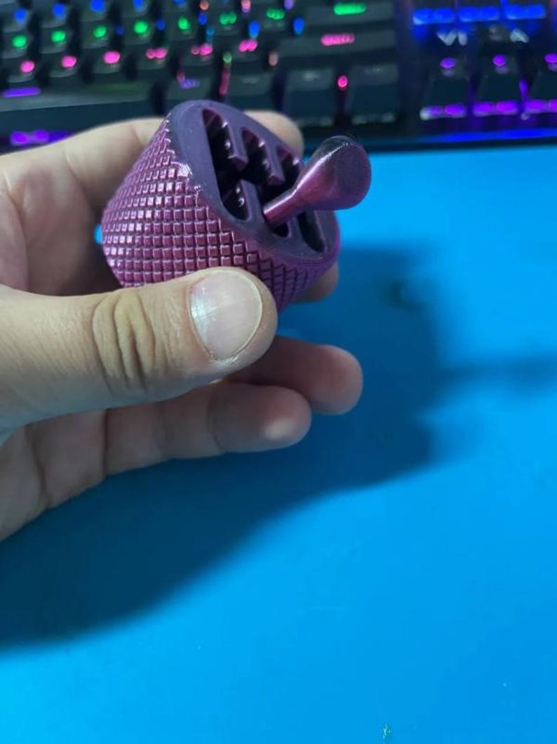 Shift Knob Toy STL | Print-in-place Gear Shifter | 3D Printable Fidget ...