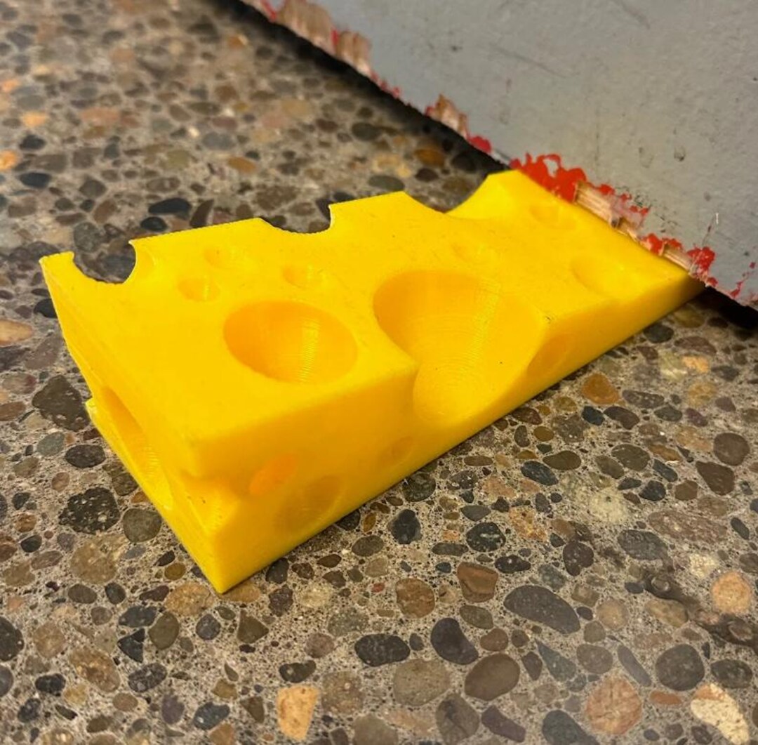 Cheese Door Stopper Funny Wedge Shape Door Holder | Realistic Cheese ...