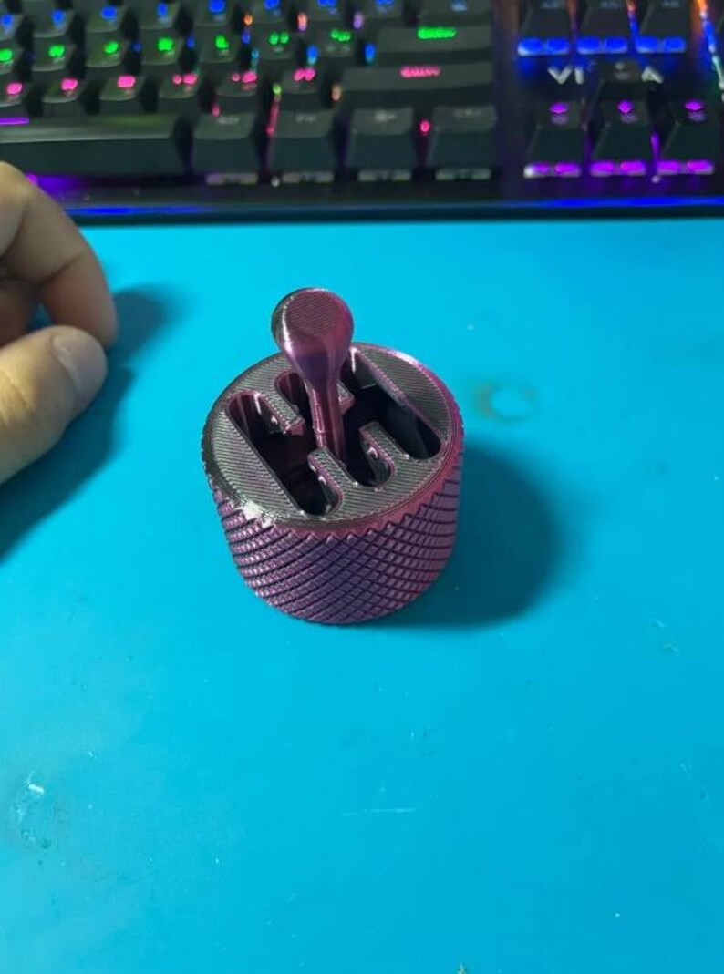 Shift Knob Toy STL | Print-in-place Gear Shifter | 3D Printable Fidget ...