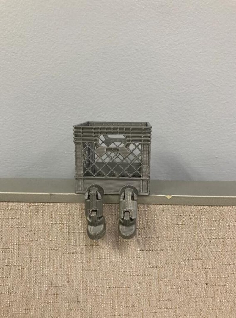 Flexible-leg Milk Crate 3D Print STL – Fun Flexi-leg Basket Box ...
