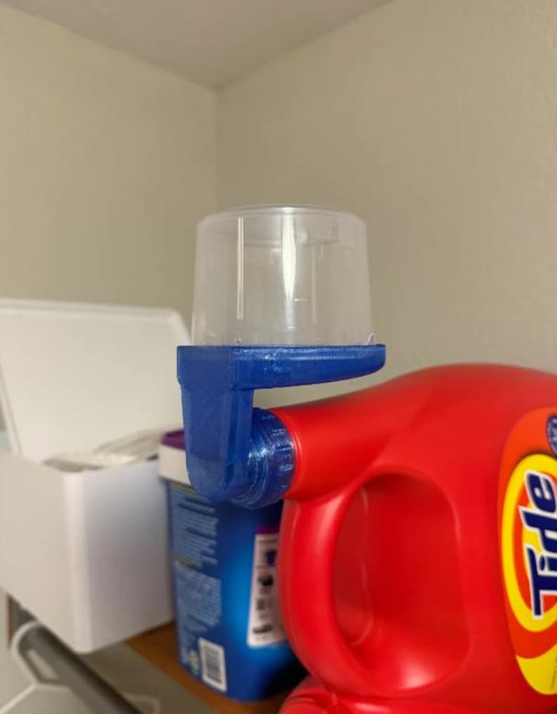 Laundry Detergent Bottle Pourer Updated 3D Printable Dispenser Bottle ...