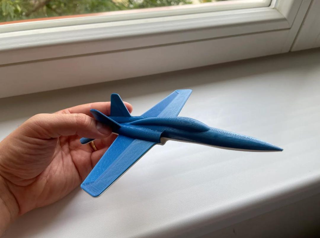 Fighter Jet 3D Print File Realistic Airplane Model | Modern Jet Decor ...