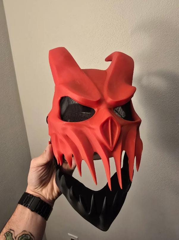 Alex Terrible Mask Digital Download | Hinged Jaw Skull Mask for Cosplay ...