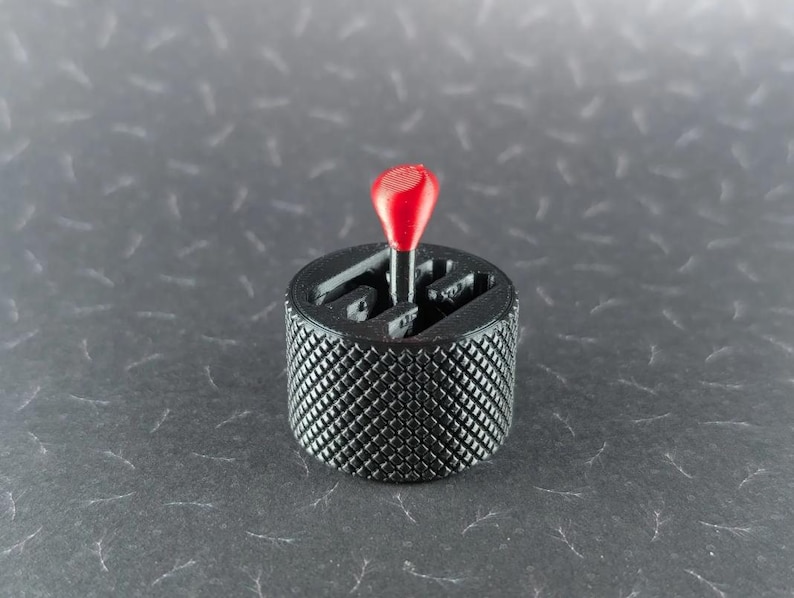 Shift Knob Toy STL | Print-in-place Gear Shifter | 3D Printable Fidget ...