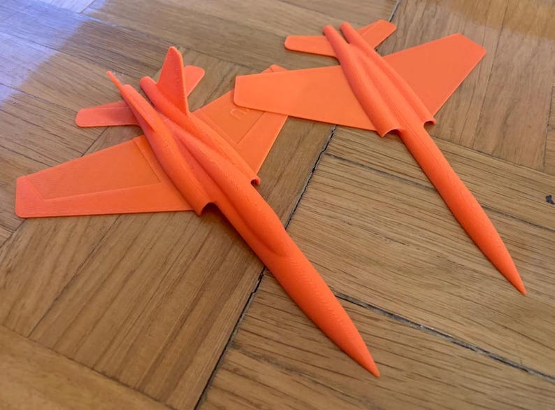 Fighter Jet 3D Print File Realistic Airplane Model | Modern Jet Decor ...