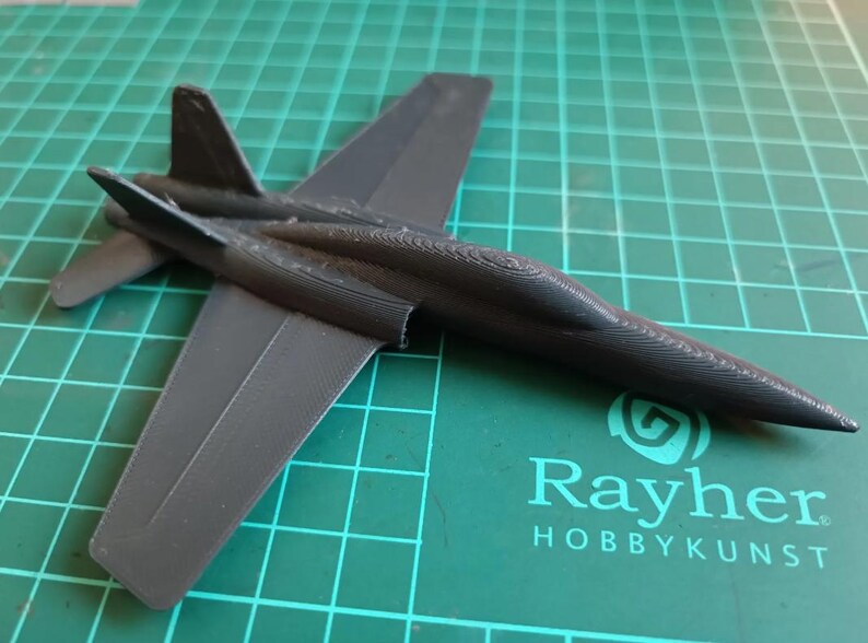Fighter Jet 3D Print File Realistic Airplane Model | Modern Jet Decor ...