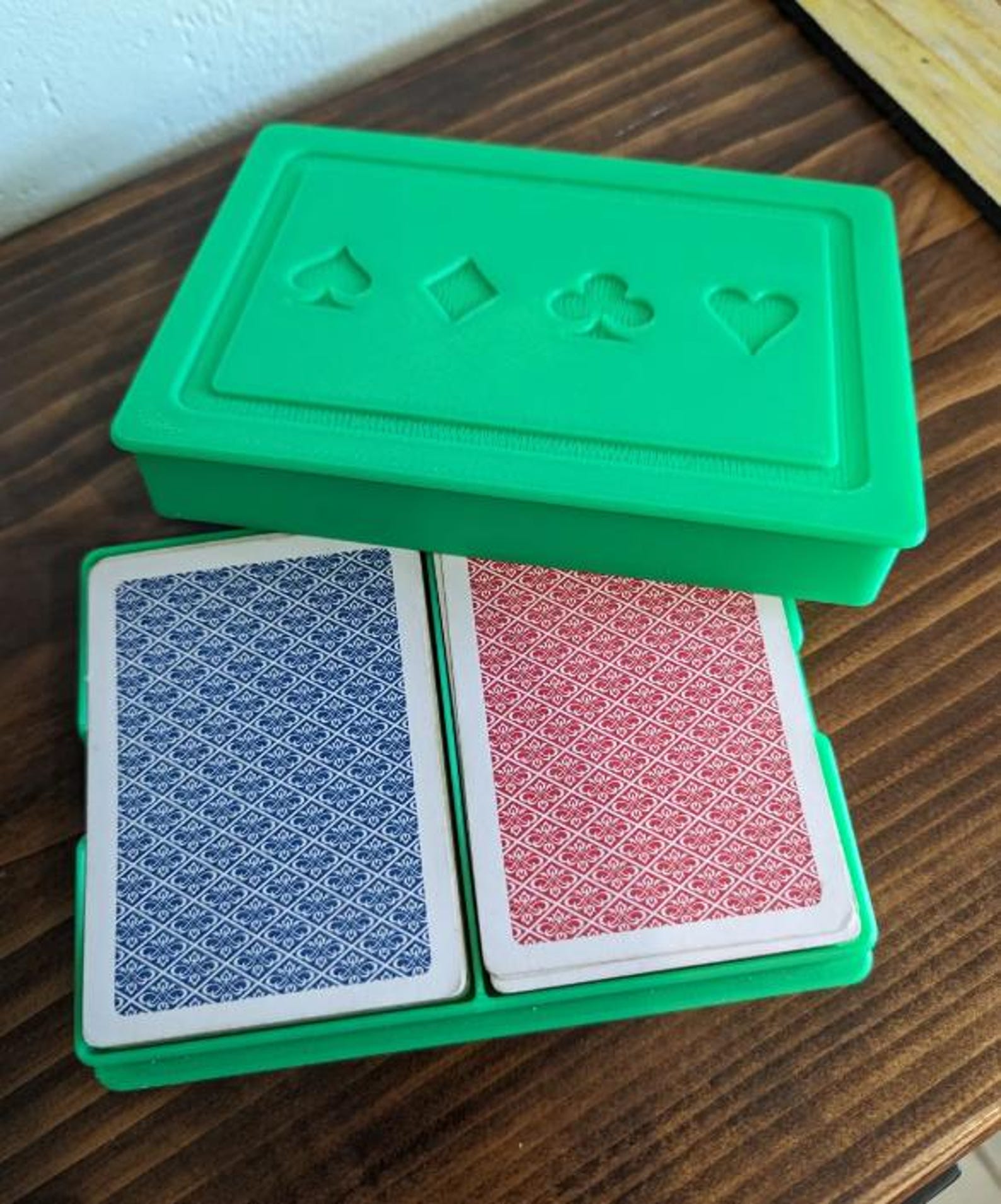 Double Playing Card Box STL | Elegant 3D Printable Case for 2 Decks of ...