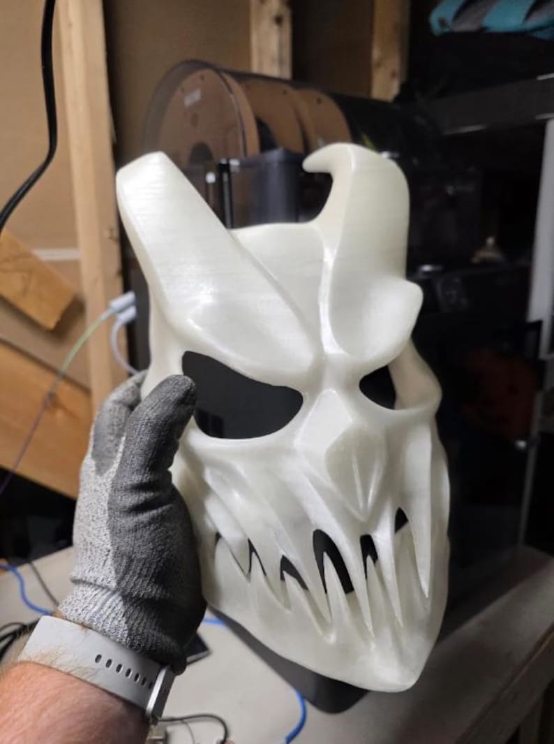 Alex Terrible Mask Digital Download | Hinged Jaw Skull Mask for Cosplay ...