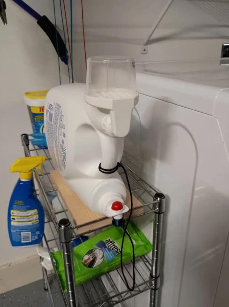 Laundry Detergent Bottle Pourer Updated 3D Printable Dispenser Bottle ...