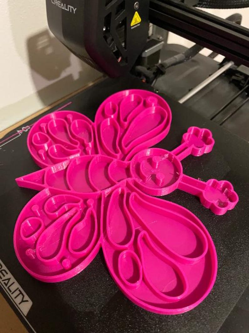 Butterfly Sensory Play Tray STL File | Montessori Sensory Tray 3D Print ...