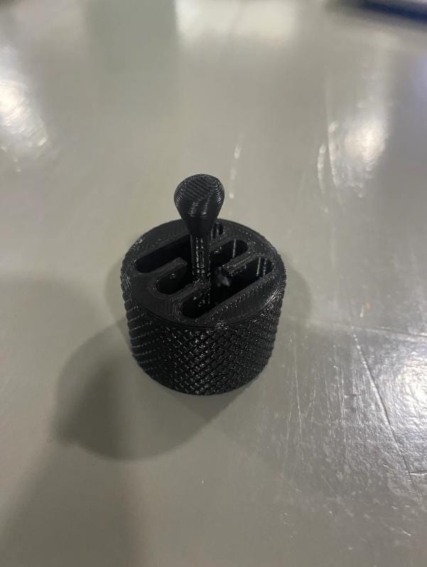 Shift Knob Toy STL | Print-in-place Gear Shifter | 3D Printable Fidget ...