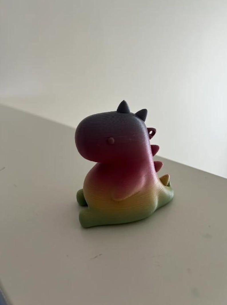 Chubby Dinosaur STL | Cute T-rex 3D Model | Desk Decoration ...