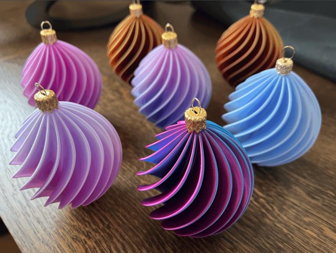Traditional Christmas Ornament STL | Elegant 3D Printable Holiday ...