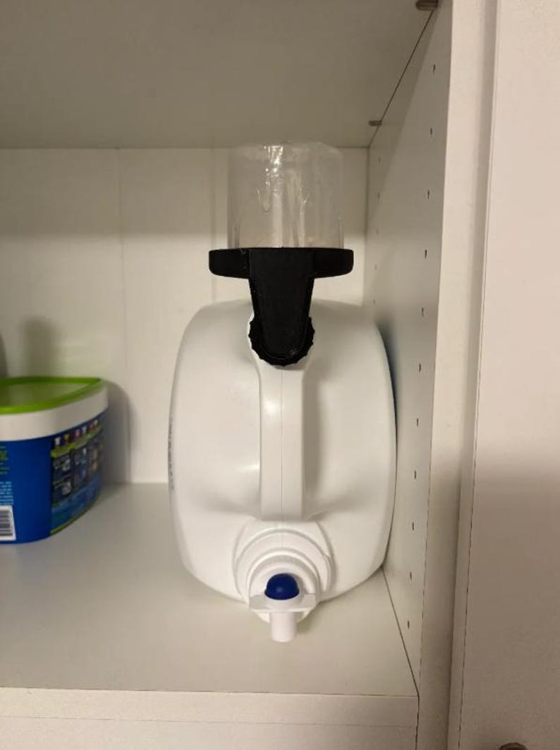 Laundry Detergent Bottle Pourer Updated 3D Printable Dispenser Bottle ...