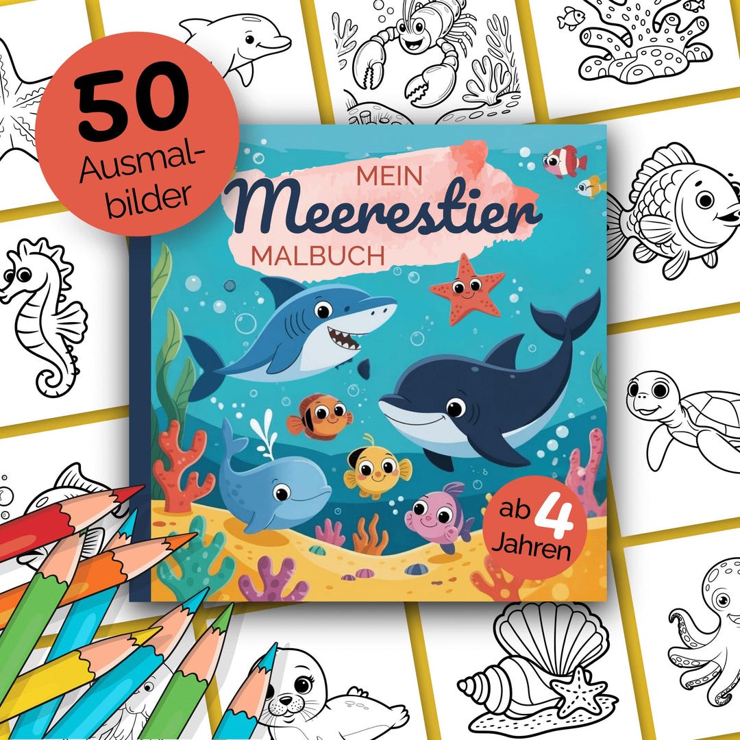 Sea Creature Coloring Pages | 50 Coloring Pages + Fun Facts | for ...