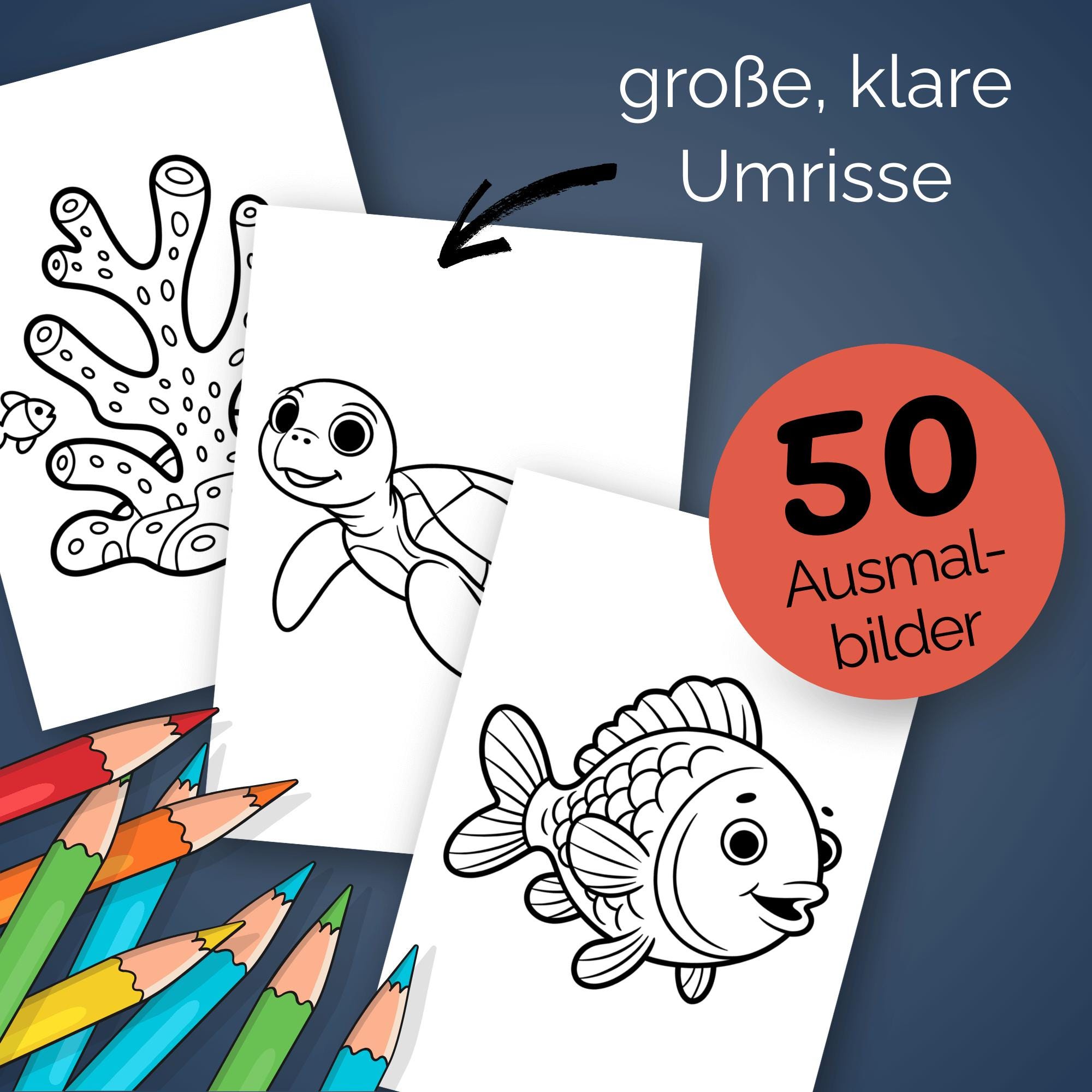 Sea Creature Coloring Pages | 50 Coloring Pages + Fun Facts | for ...