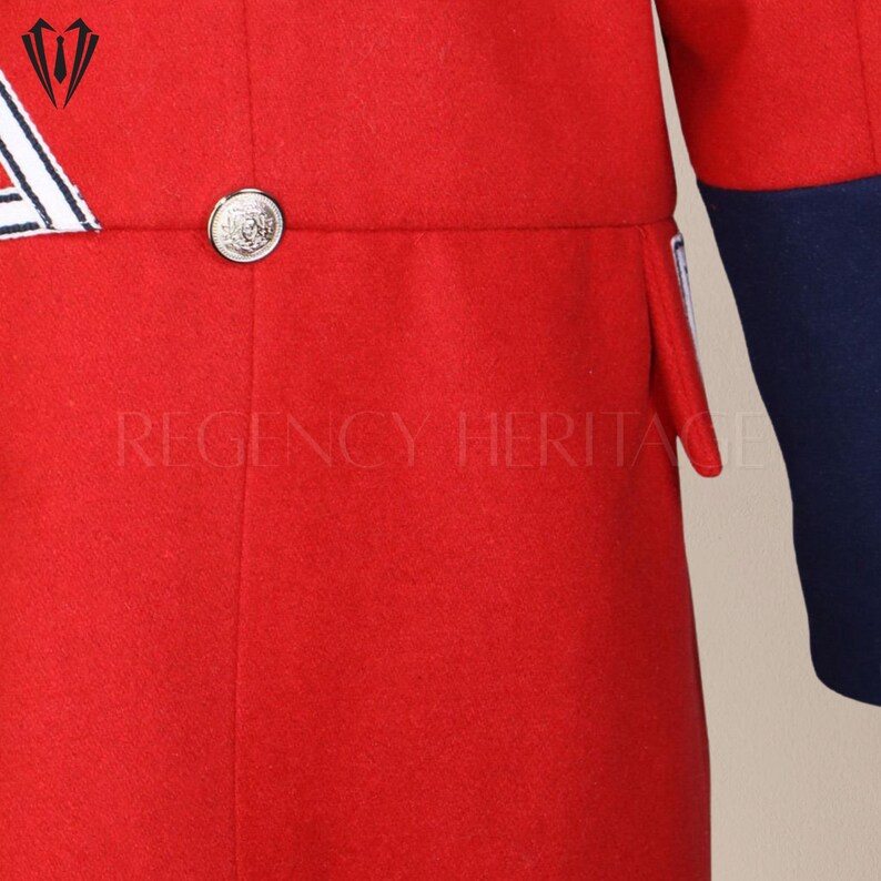 Red British Military Jacket | Historical Uniform Tailcoat Replica ...
