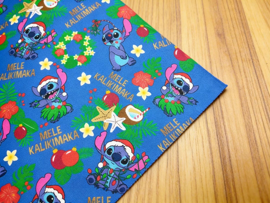 Disney Characters Fabric Stitch Fabric Cartoon Fabric Lilo & Stitch ...