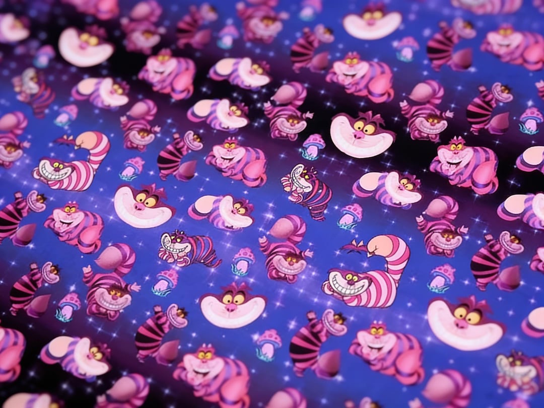 Disney Little Mermaid Ariel Fabric Alice in Wonderland Fabric Sebastian ...