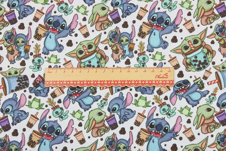 Disney Characters Fabric Stitch Fabric Cartoon Fabric Lilo & Stitch ...