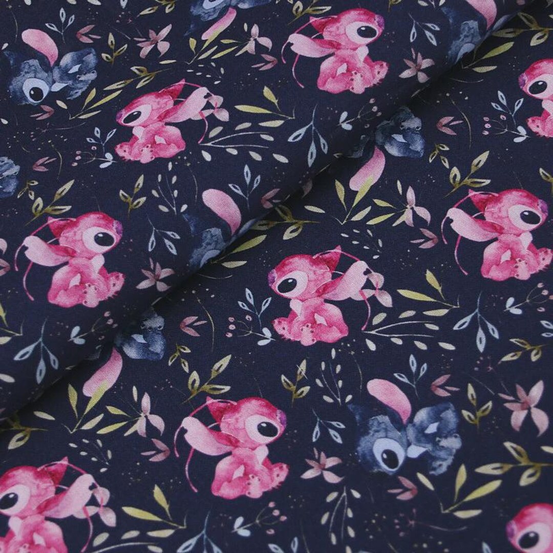 Disney Characters Fabric Stitch Fabric Cartoon Fabric Lilo & Stitch ...