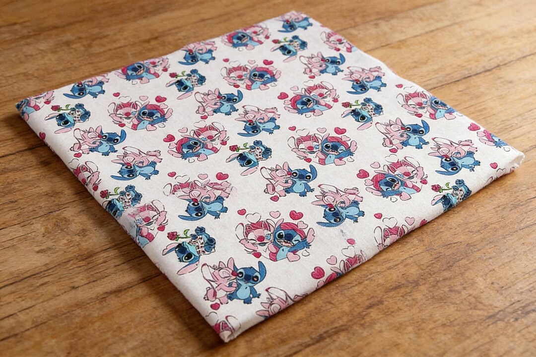 Disney Characters Fabric Stitch Fabric Cartoon Fabric Lilo & Stitch ...