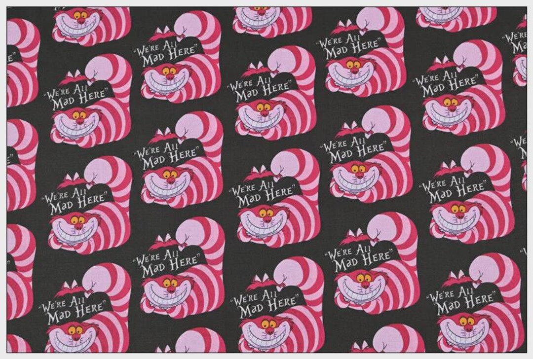 Disney Little Mermaid Ariel Fabric Alice in Wonderland Fabric Sebastian ...