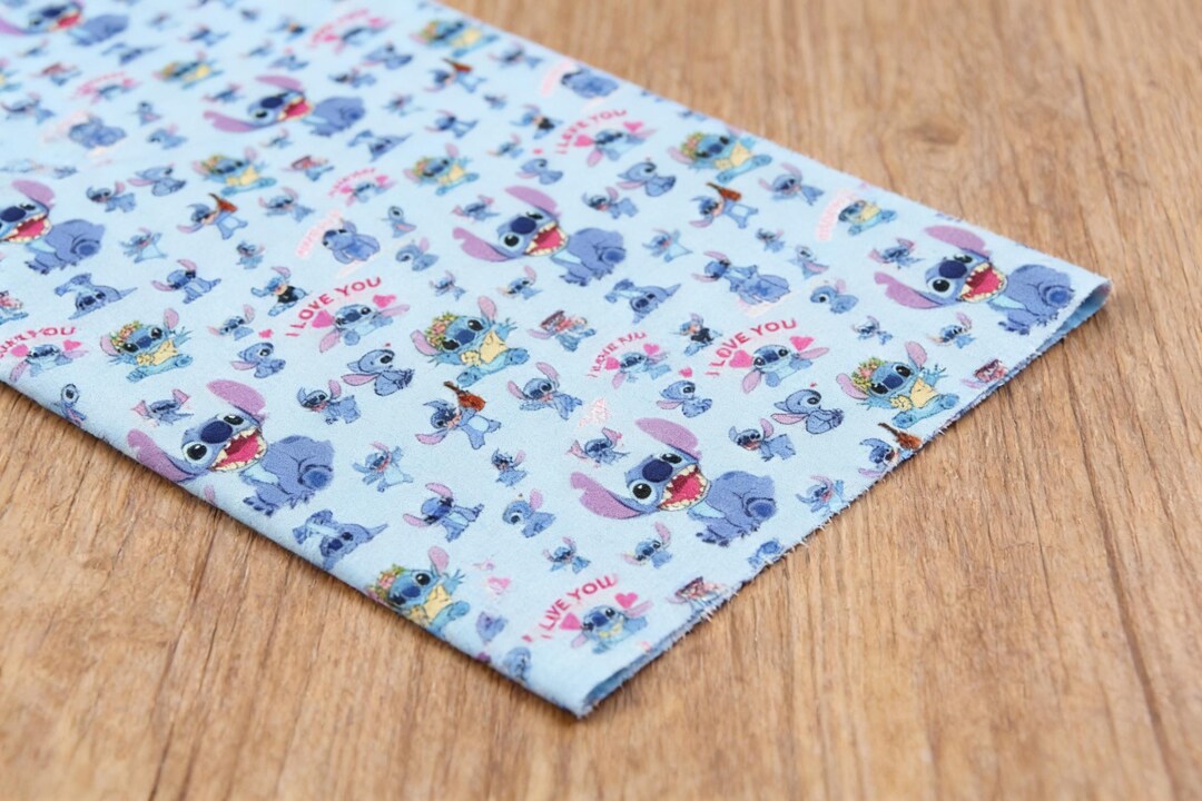 Disney Characters Fabric Stitch Fabric Cartoon Fabric Lilo & Stitch ...