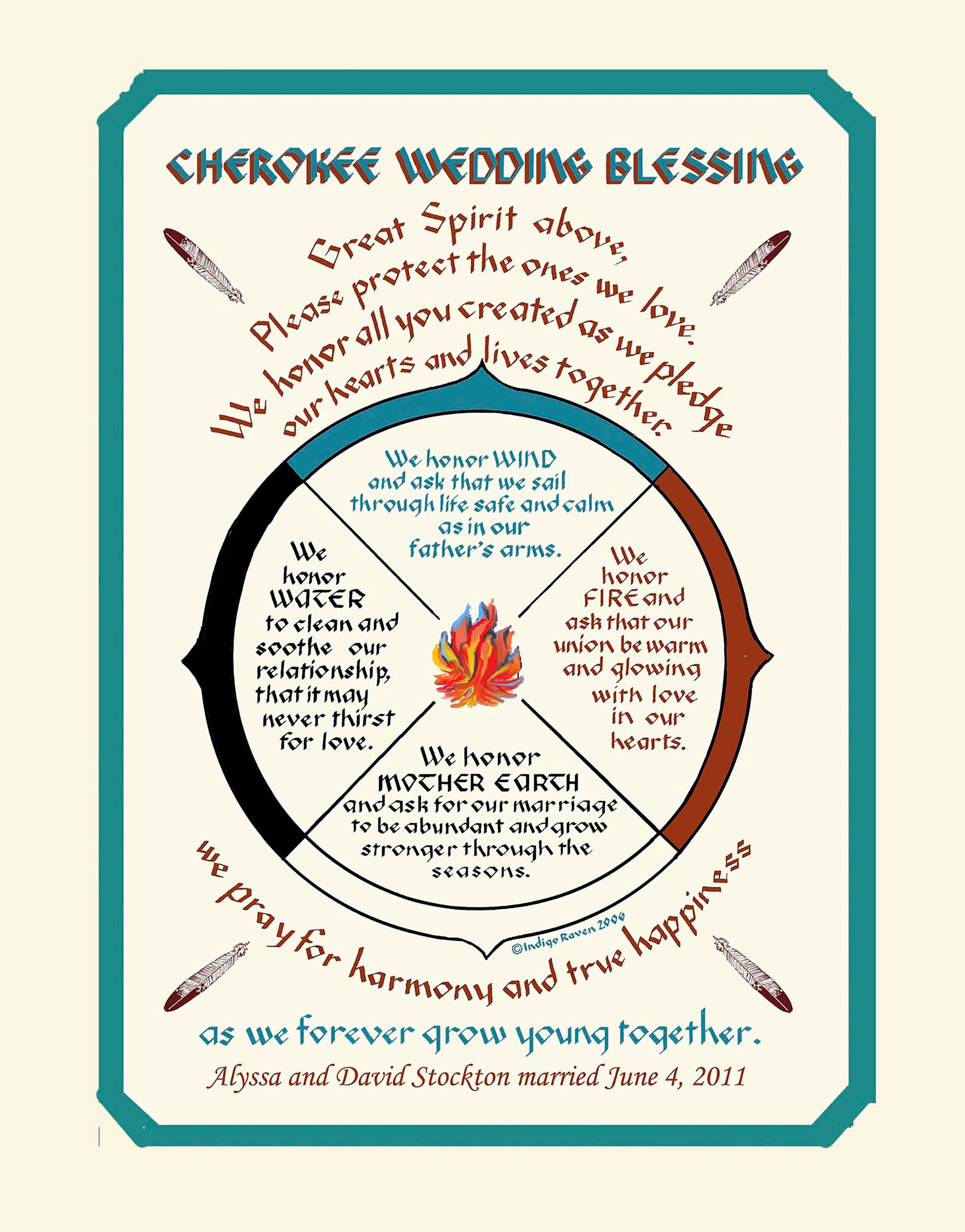 Cherokee Indian Blessing