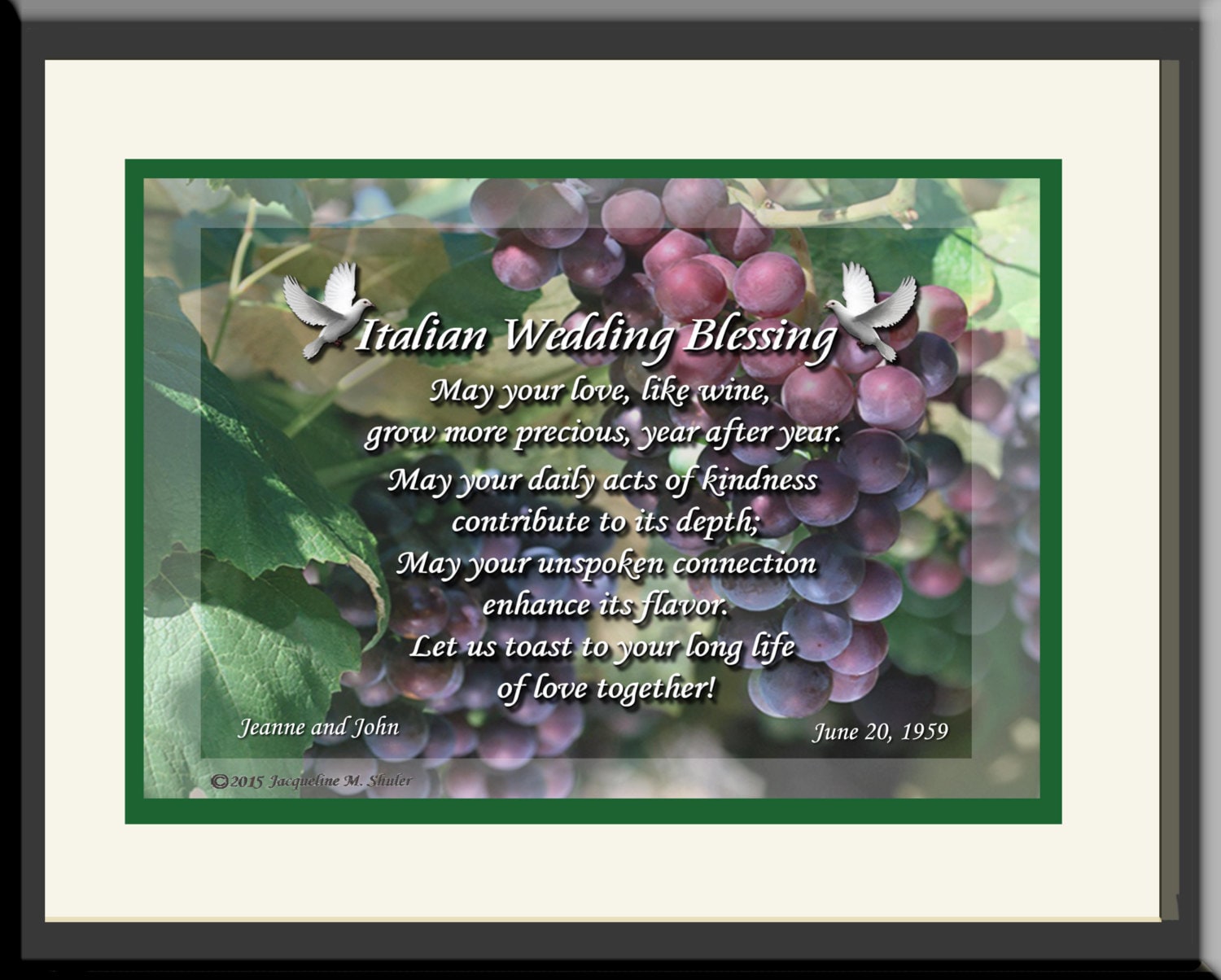 Italian Wedding Blessing