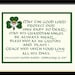 Custom Irish Baby Blessing , FREE Personalizing. Celtic Gift, for Boy ...