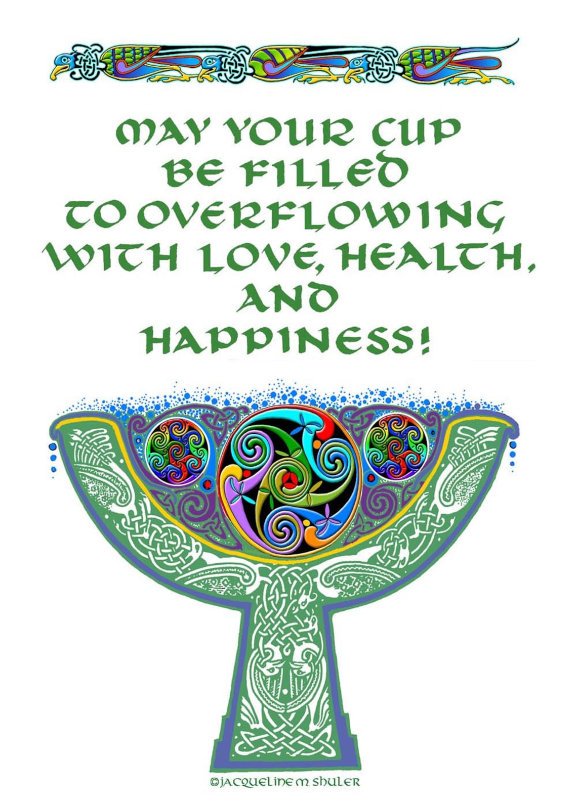 Irish Blessing - Celtic Hand Lettering and Design FREE US Shipping ...
