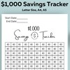 1 MILLION Savings Tracker Printable Planner Inserts Savings Goal ...
