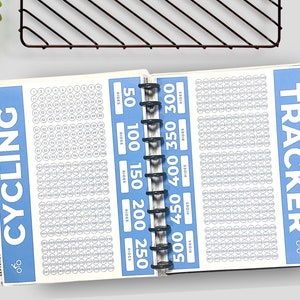 500 Bike Rides Tracker, Cycling, Exercise Goal, Happy Planner Inserts ...