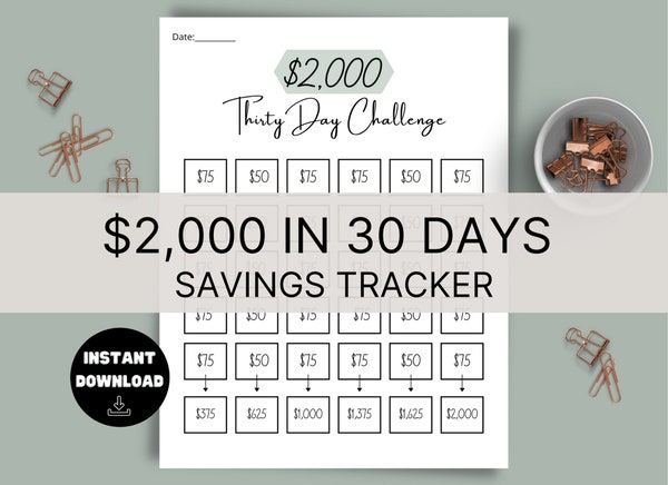 500k Savings Tracker Printable Savings Goal Savings - Etsy Canada