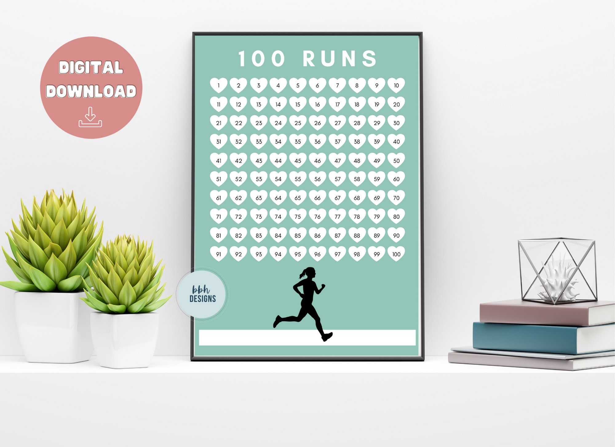 100 Runs Tracker Goal Planner Planner Insert Running - Etsy