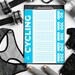 500 Bike Rides Tracker, Cycling, Exercise Goal, Happy Planner Inserts ...
