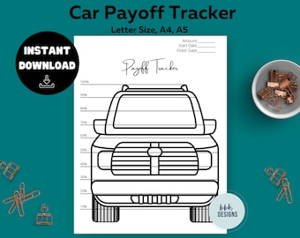 Vehicle Information Log Printable Car Info Sheet Minimalist Insert ...