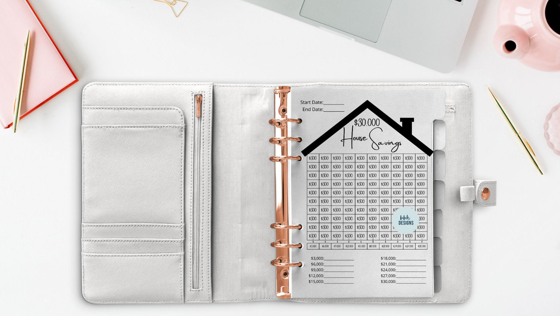 30k House Savings Tracker Printable Savings Goal New House | Etsy