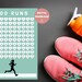 100 Runs Tracker Goal Planner Planner Insert Running - Etsy