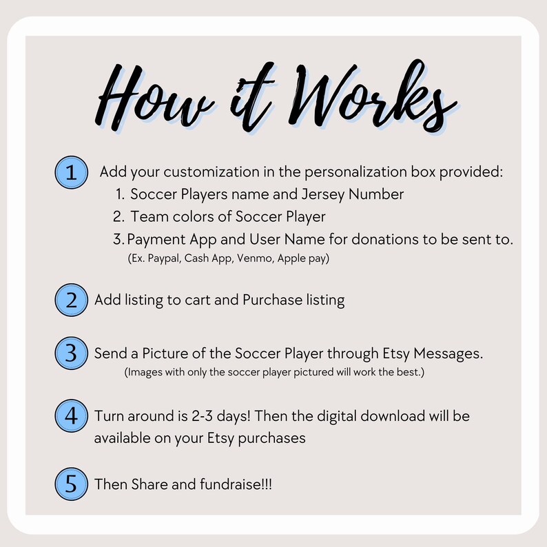 Custom Soccer Fundraiser Flyer Template (digital Download) - Etsy