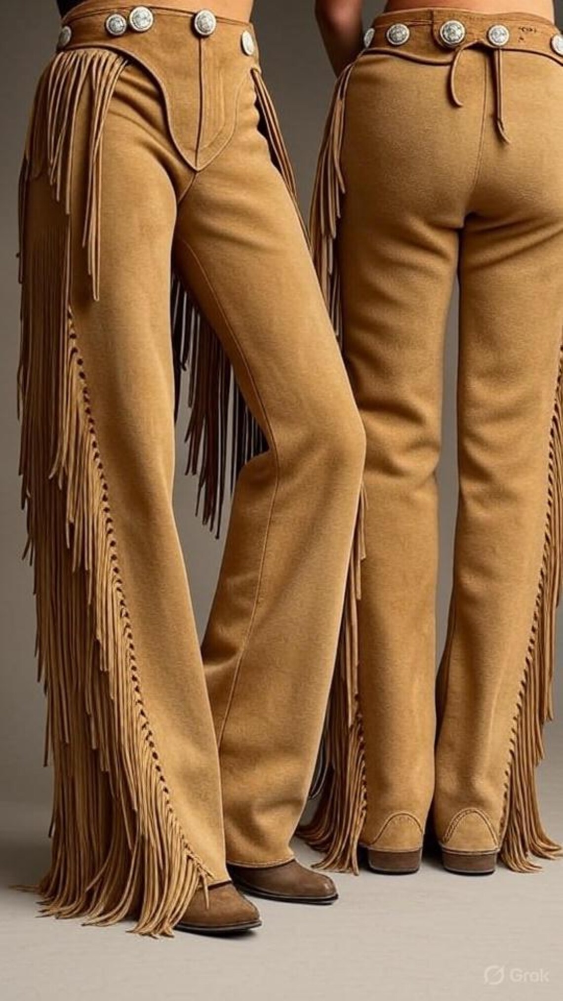 Western Suede Buckskin Genuine Leather Pants for Men, American Style ...