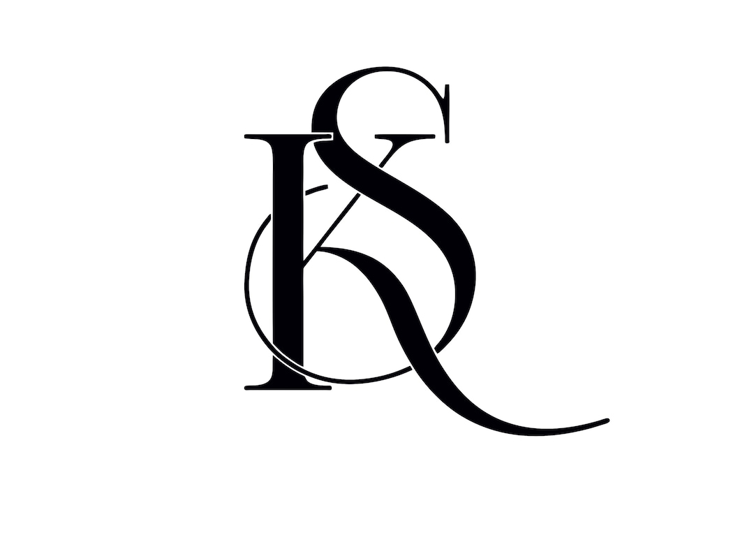 SK Wedding Logo, Engagement Branding, Bridal Branding Couple Emblem ...