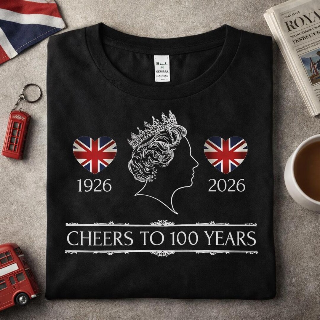 Queen Elizabeth II 100 Years Women's Shirt - Cheers to 100 Years (women ...
