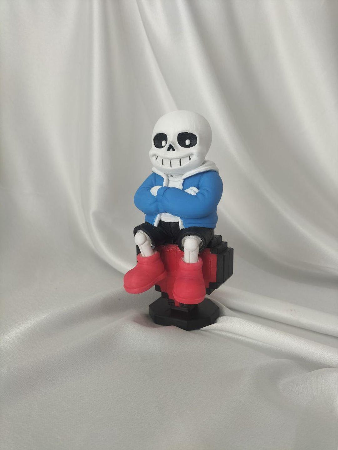 Undertale Sans SOUL Figure-sans Figure With Heart-detailed Hand-painted ...