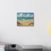 Coastal Beach Scene Art Print: Calming Ocean Waves Landscape (digital ...