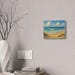 Coastal Beach Scene Art Print: Calming Ocean Waves Landscape (digital ...