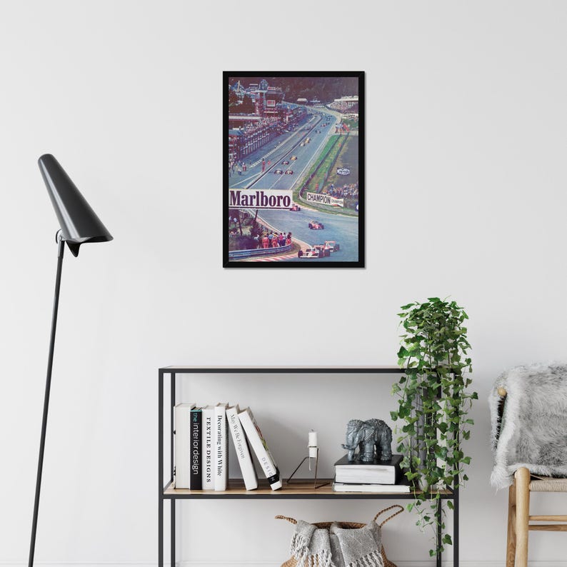 Vintage Formula 1 Poster, Retro F1 Photography, Formula 1 Print ...