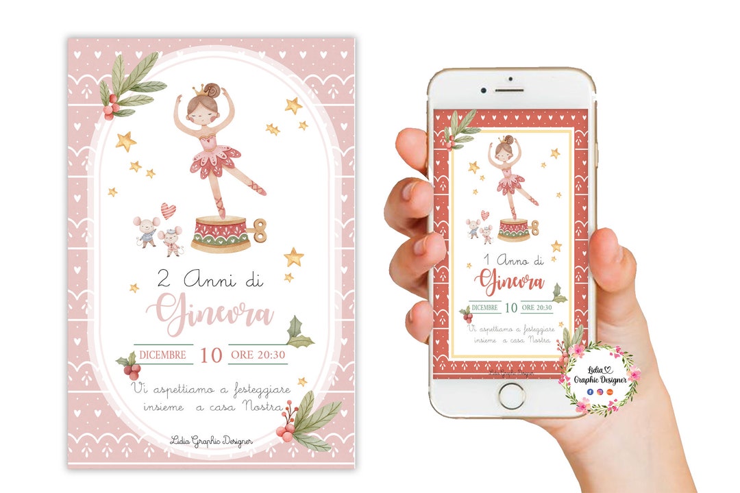 CHRISTMAS Party Invitation, Santa Claus, Birth, Baptism, Birthday ...