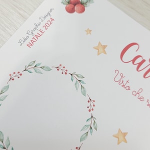TOVAGLIETTA colazione con babbo natale, renna, polo nord, regalo natale ...